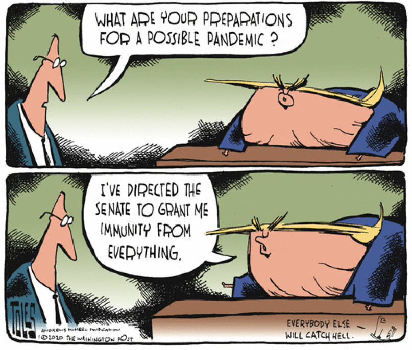 Tom Toles Editorial Cartoon – tt_c_c200131.tif | News and Press
