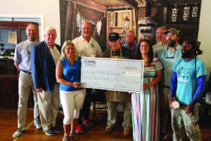 DDRA presents check to Darlington Mercantile and Confectionary Co ...